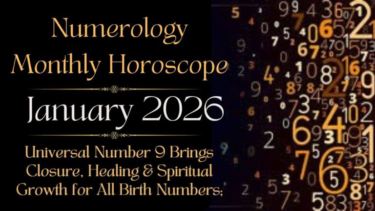 Numerology January Horoscope 2026: A Wonderful Beginning; Universal ...