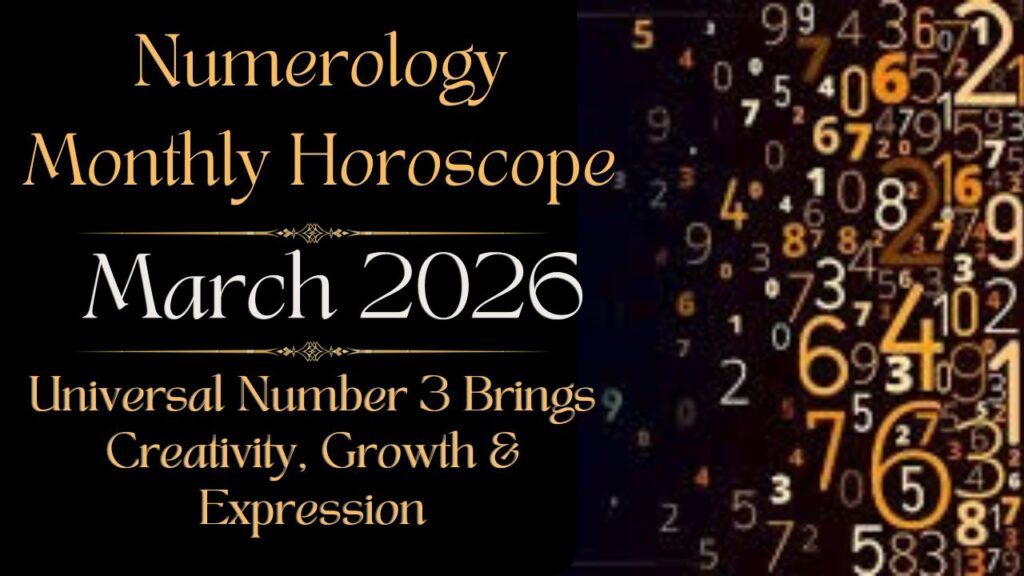 Numerology March Horoscope 2026: Universal Number 3 Brings Creativity ...