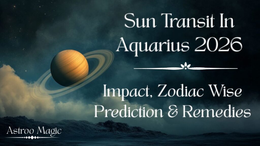Sun Transit In Aquarius 2026: Impact, Zodiac Wise Prediction & Remedies ...